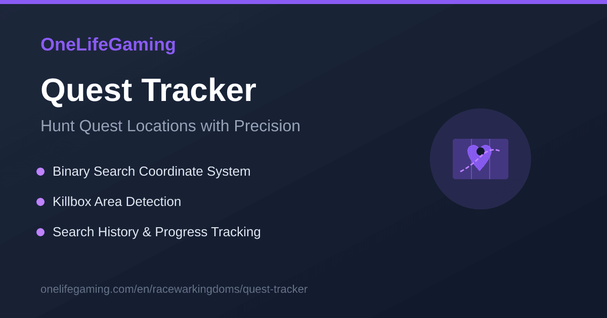 RWK Quest Tracker - Binary Search Helper | OneLifeGaming